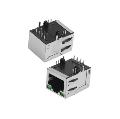 CONECTOR FEMEA RJ45 PCI 90 GRAUS COM LED CHIPSCE