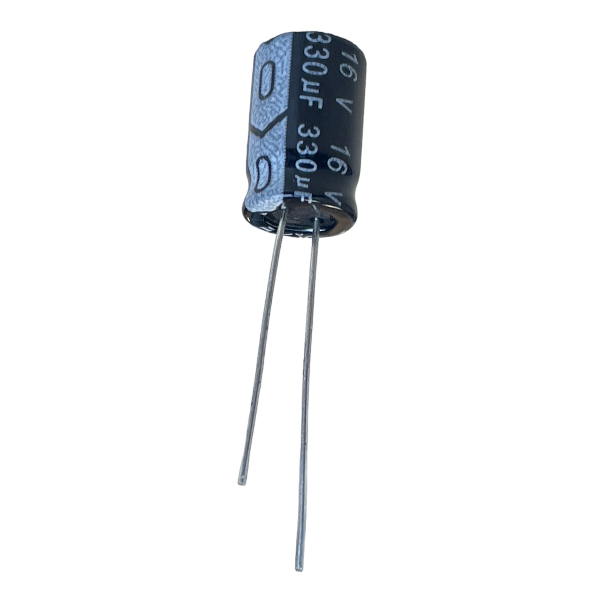CAPACITOR ELETROLITICO RADIAL 330UF 16V 105 GRAUS 8X12MM RK331M016F120A ...