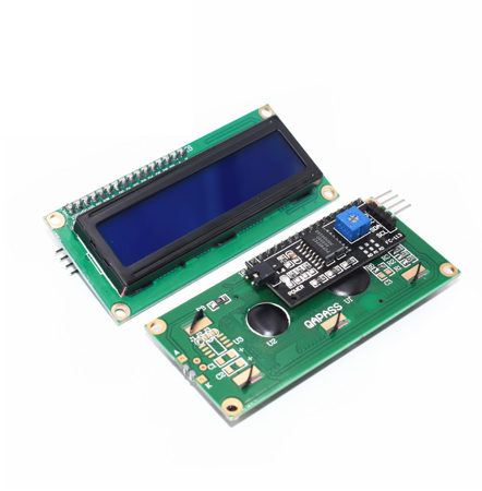 DISPLAY 16X2 LCD BACKLIGHT AZUL COM INTERFACE IIC/I2C