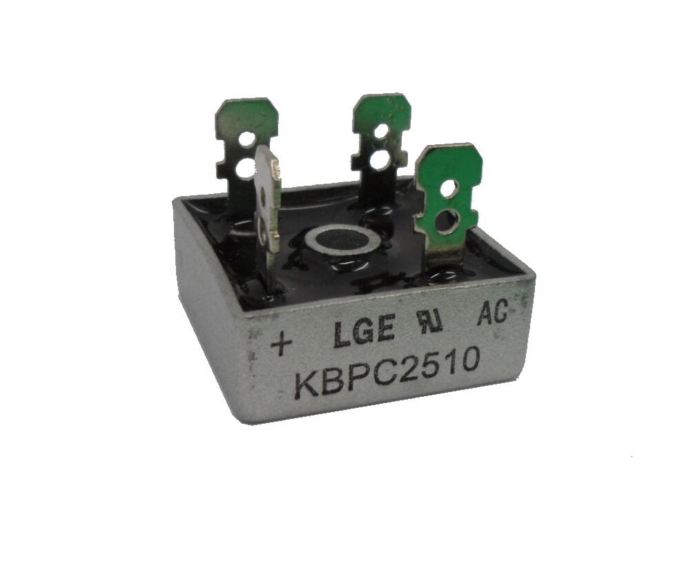PONTE RETIFICADORA MONOFÁSICA KBPC25/10 25A 1000V LGE