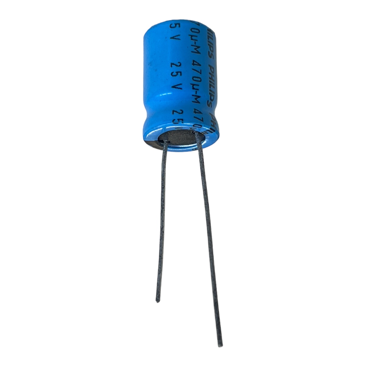 CAPACITOR ELETROLITICO RADIAL 470UF 25V 85° SERIE 037 10X16MM PHILIPS