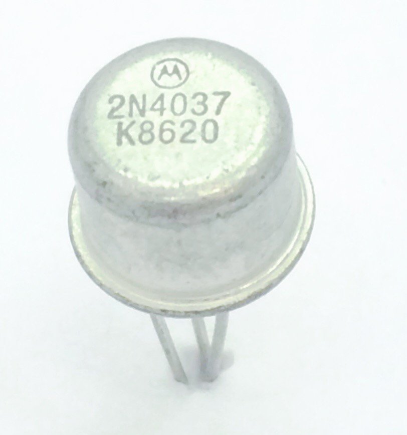 TRANSISTOR 2N4037 (BC161)-BIPOLAR PNP 40V 1A TO39 MOTOROLA
