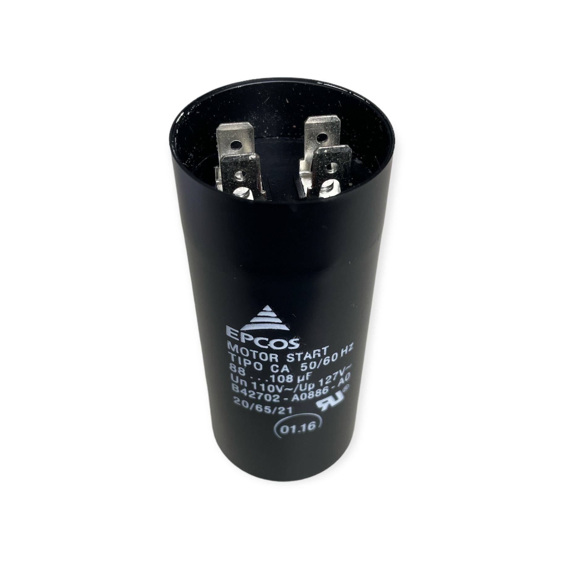 CAPACITOR DE PARTIDA 88UF-108UF 110/127VCA B42702A0886 EPCOS