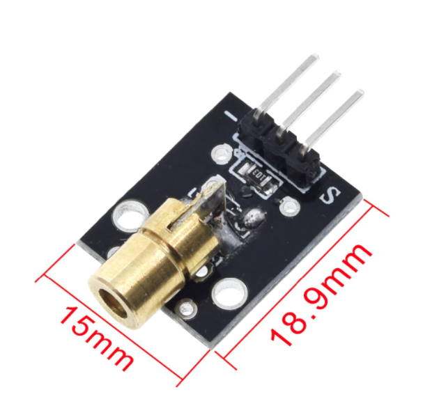 MODULO DIODO LASER P/ARDUINO 5MW VERMELHO