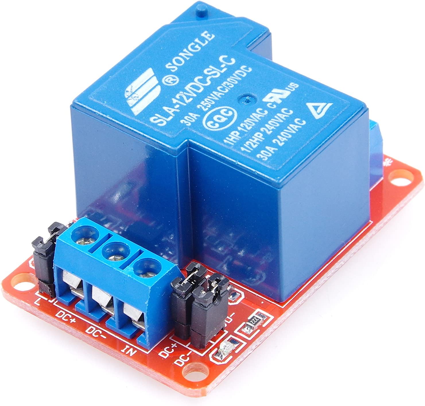 Modulo Rele 1 Canal 12V 30A | Modulo Eletronica